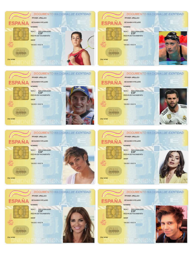 Plantillas DNI | PDF