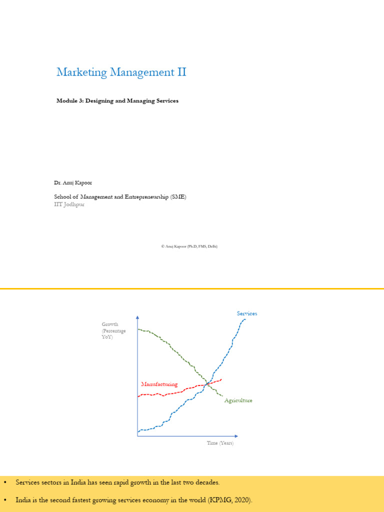 Module 3 Designing And Managing Services Pdf Economies Marketing