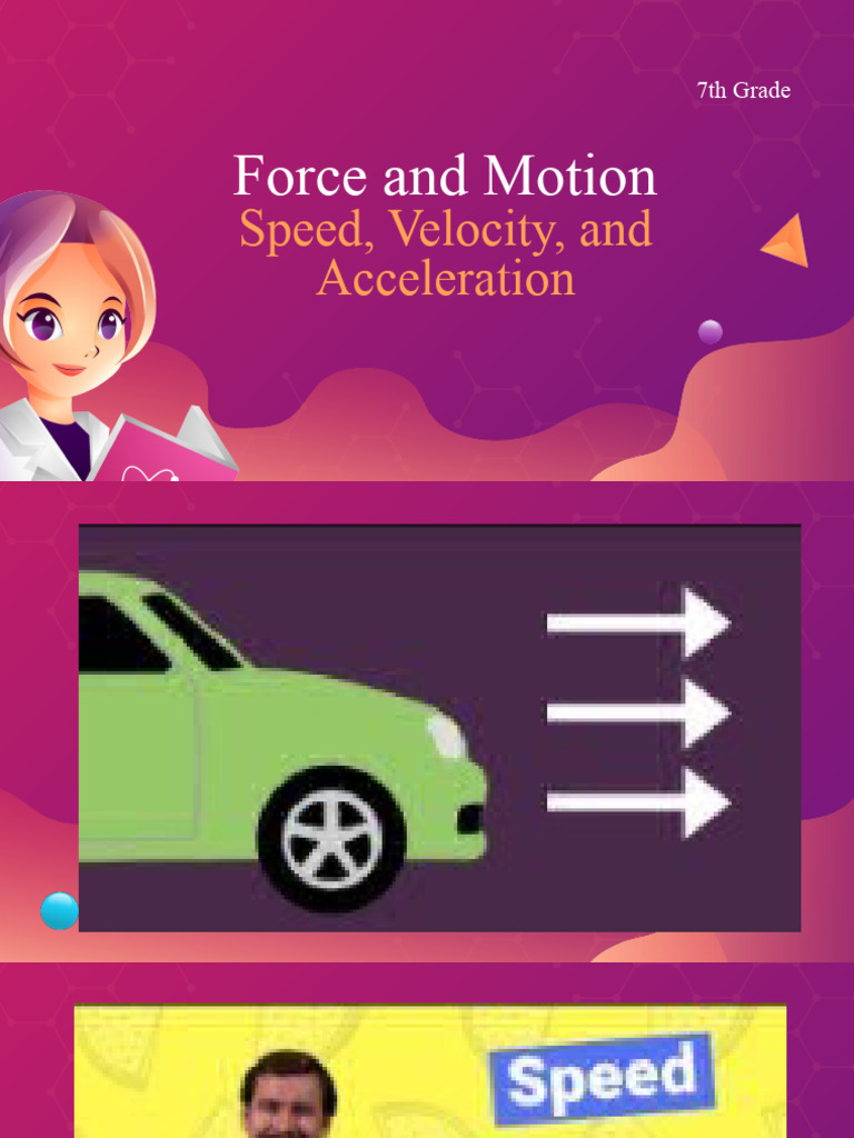 Speed, Velocity, and Acceleration | PDF | Velocity | Acceleration