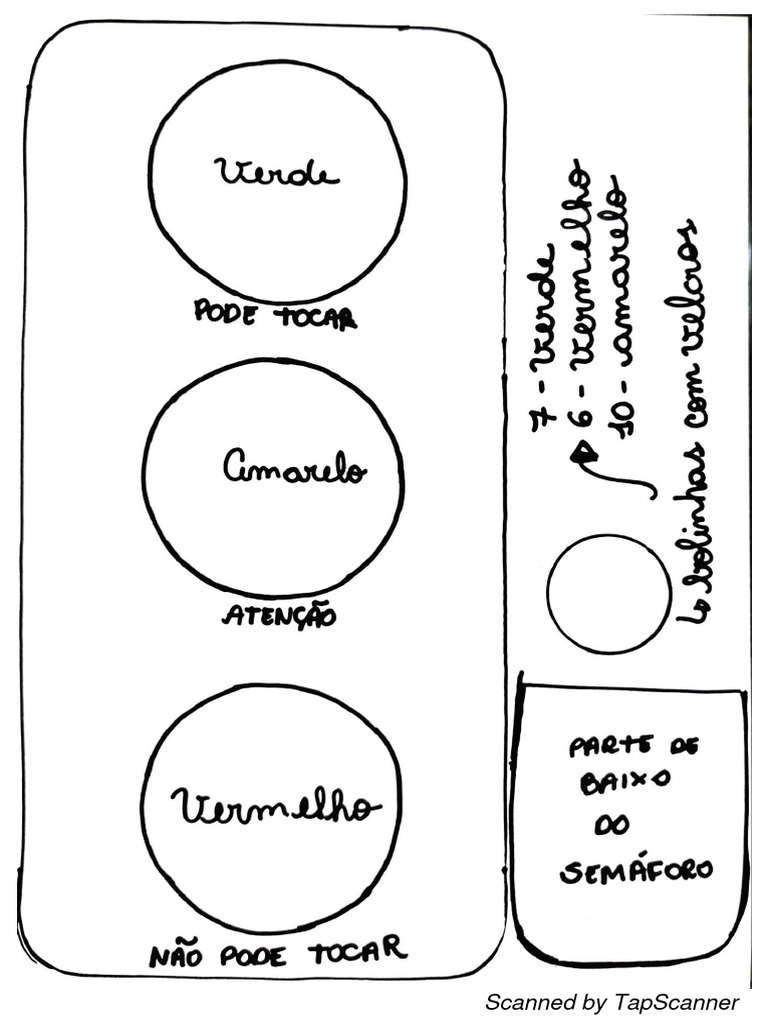 Molde - Semáforo Do Toque | PDF