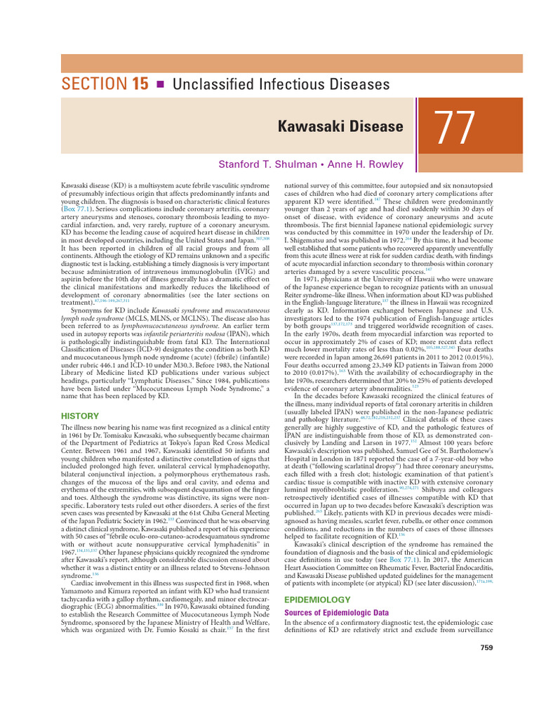 Understanding Kawasaki Disease in Children | PDF | Infection ...
