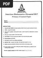 G6 AMO Solutions | PDF | Length | Elementary Mathematics