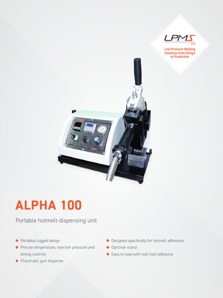 Lpms Sellsheet Alpha100 210302 | PDF