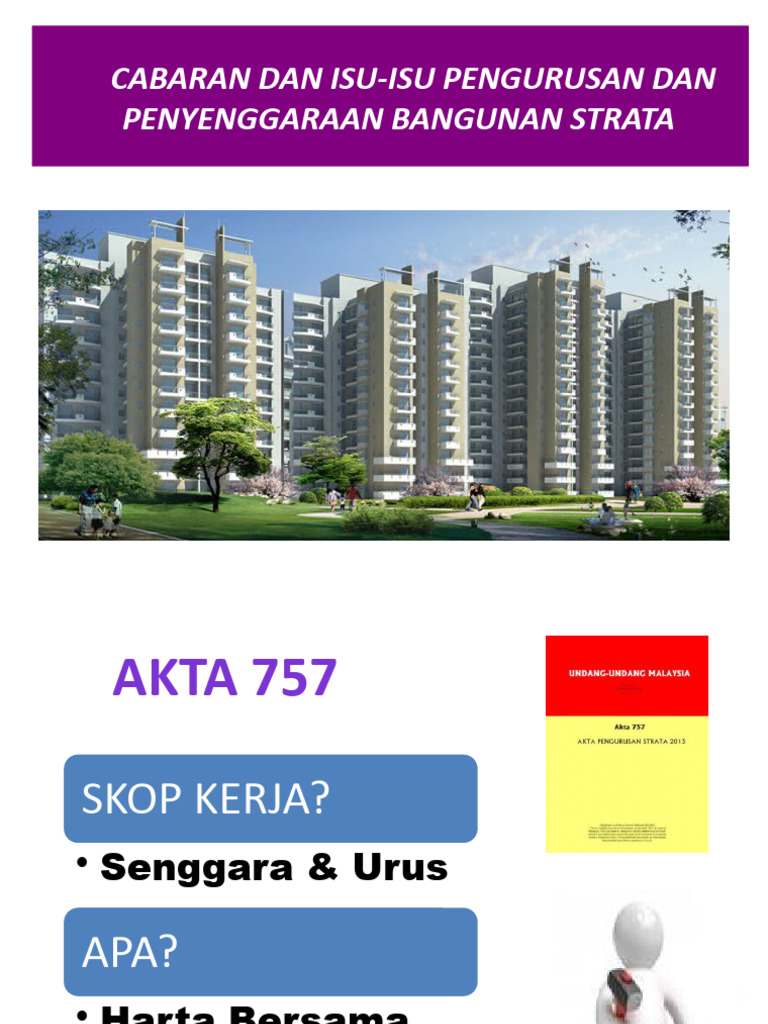Cabaran Pengurusan Strata (PKINK) | PDF