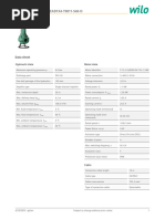 Wilo Rexa Pro Catalogue | PDF | Pump | Mains Electricity