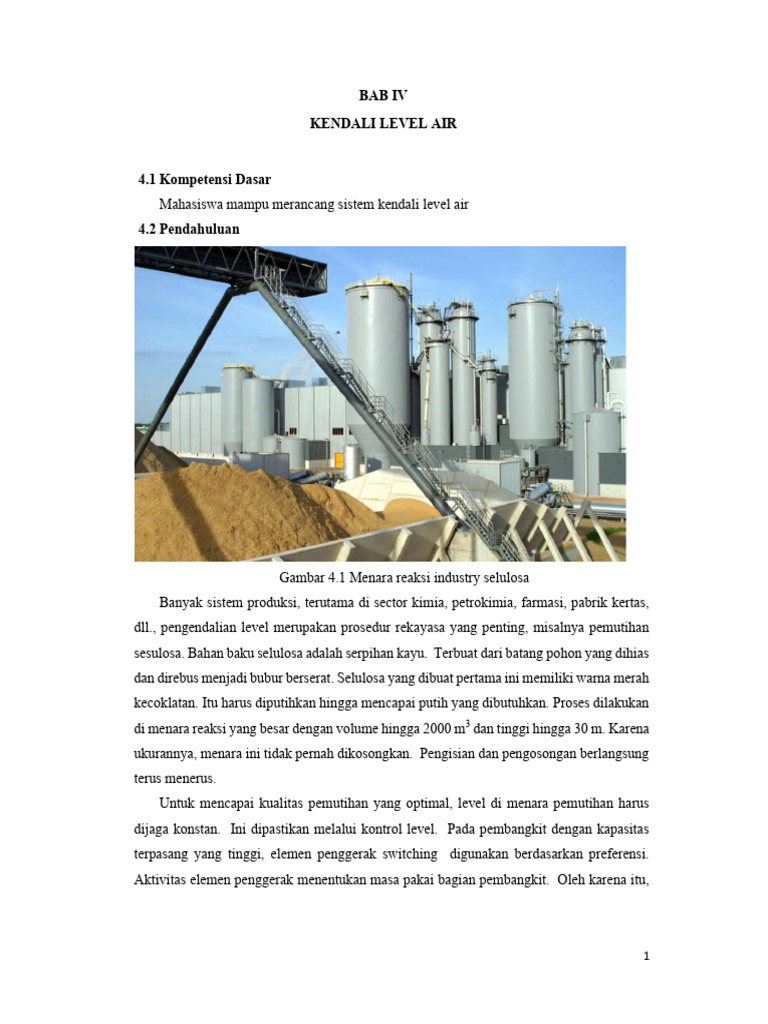 Water Level Control | PDF