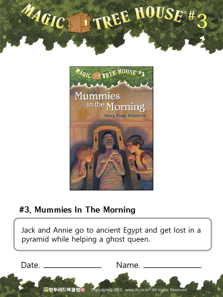 MTH #3. Mummies in The Morning | PDF