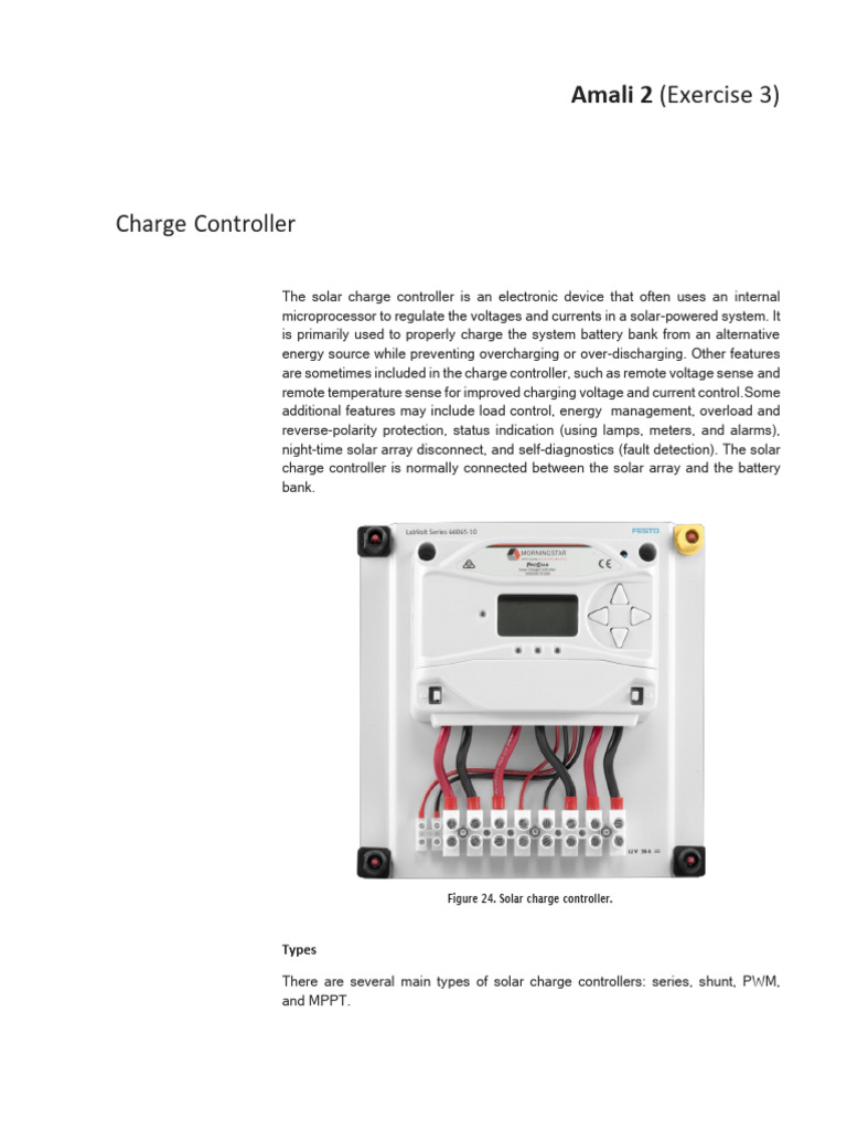 Chargecontroller | PDF | Photovoltaic System | Photovoltaics