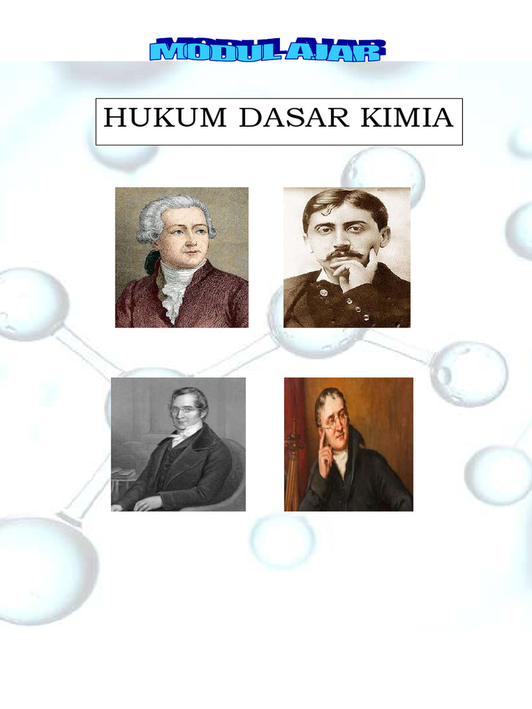 Modul Ajar Kimia - Memahami Hukum Dasar Kimia Dan Aplikasinya Dalam Menyelesaikan Ma - Fase E | PDF