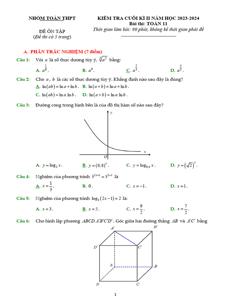 18-de-on-tap-kiem-tra-cuoi-ki-2-toan-11-nam-2023-2024-70-tn-30-tl-67-71 | PDF