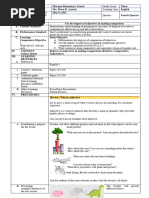 Lesson Plan - Grade 1 Earth 1 | PDF | Lesson Plan | Learning