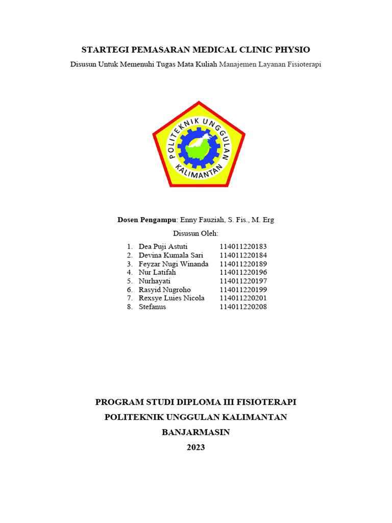 Makalah Medical Clinik Physio 2 | PDF