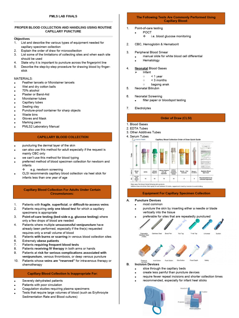 Reviewer - PMLS LAB FINALS | PDF | Tissue (Biology) | Vertebrates