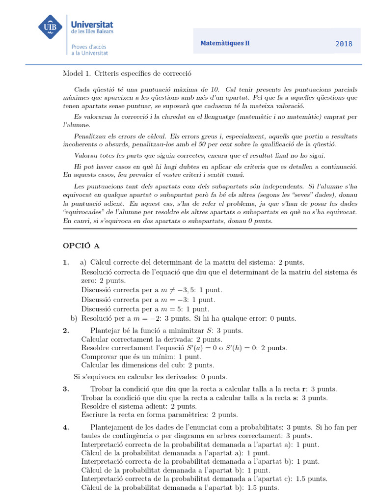 Criteris Matematiquesii Jul 2018 | PDF
