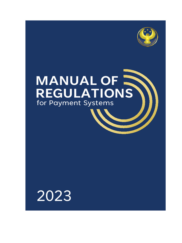 BSP - Manual of Regulations For Payment Systems (2023) | PDF | Payment ...