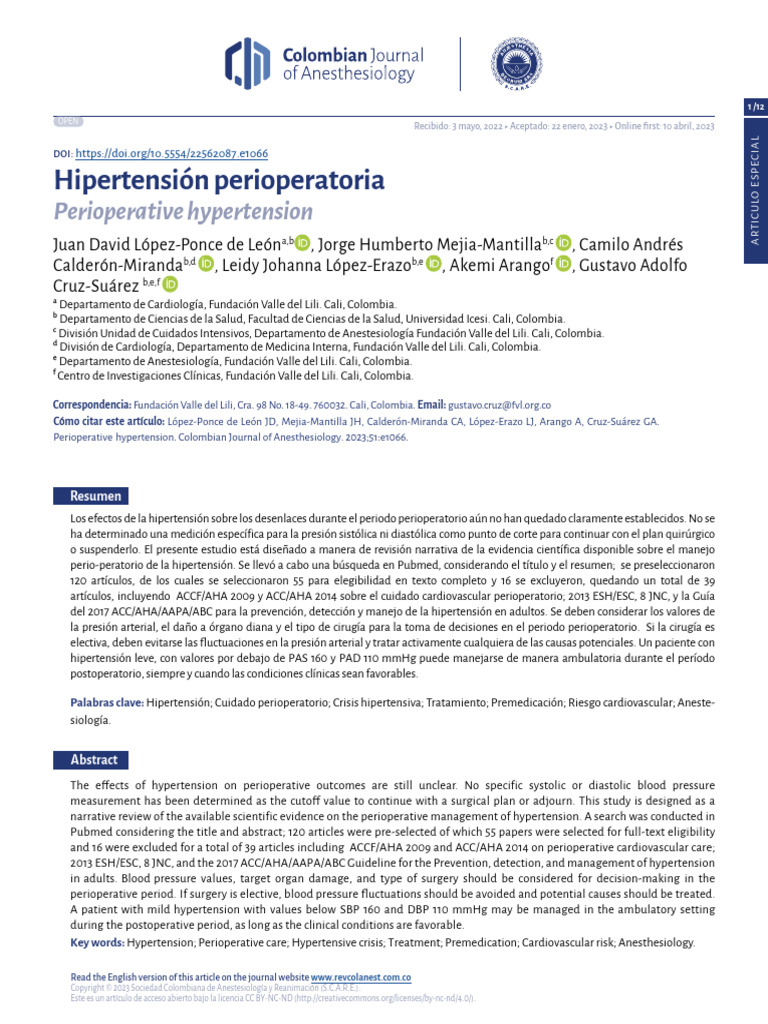 Cja 2022 0047 - Esp | PDF | Hipertensión | Presión sanguínea