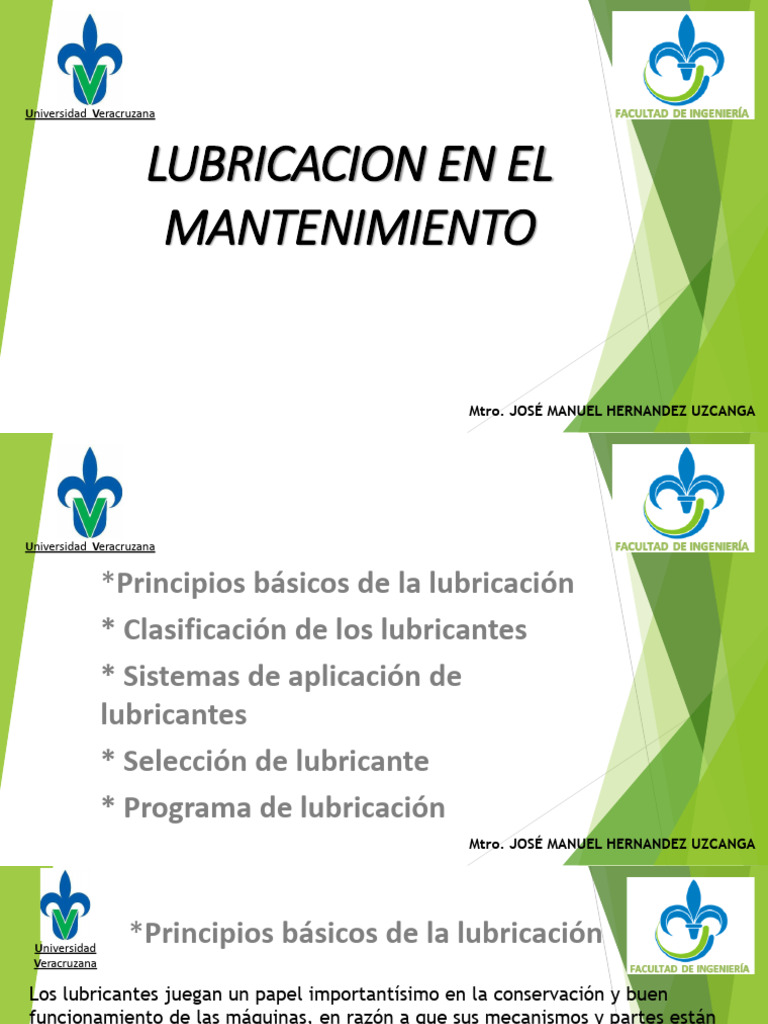 Lubricación Industrial: Principios y Sistemas | PDF | Lubricante ...