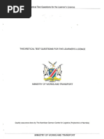 Namibia Learner's License Guide PDF | PDF