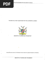 Learners License Memo-1 | PDF