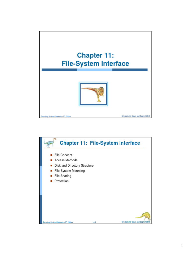 Ch11 - File System Interface | PDF | File System | Computer File Ch11 - File System Interface | PDF | File System | Computer File
