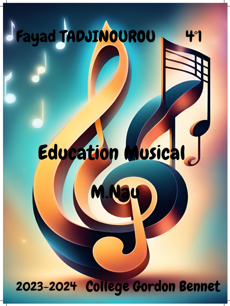 Page de Garde Musique | PDF