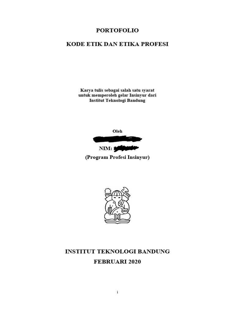 Contoh Format Portofolio | PDF