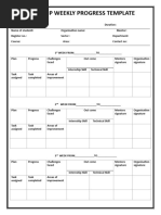 Internship Log Book Template | PDF