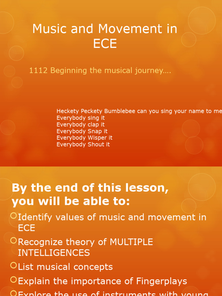 1112 Music and Movement 1 | PDF | Musical Instruments | Rhythm