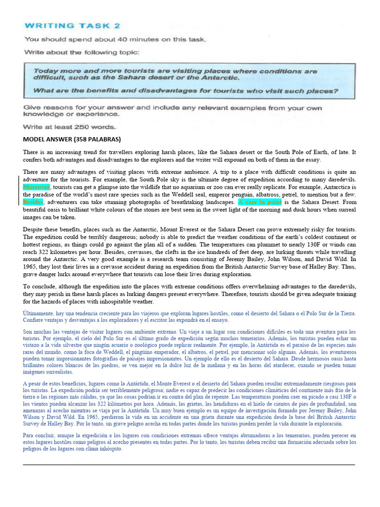 Model Answer Writing Two | PDF | Ciencias de la Tierra