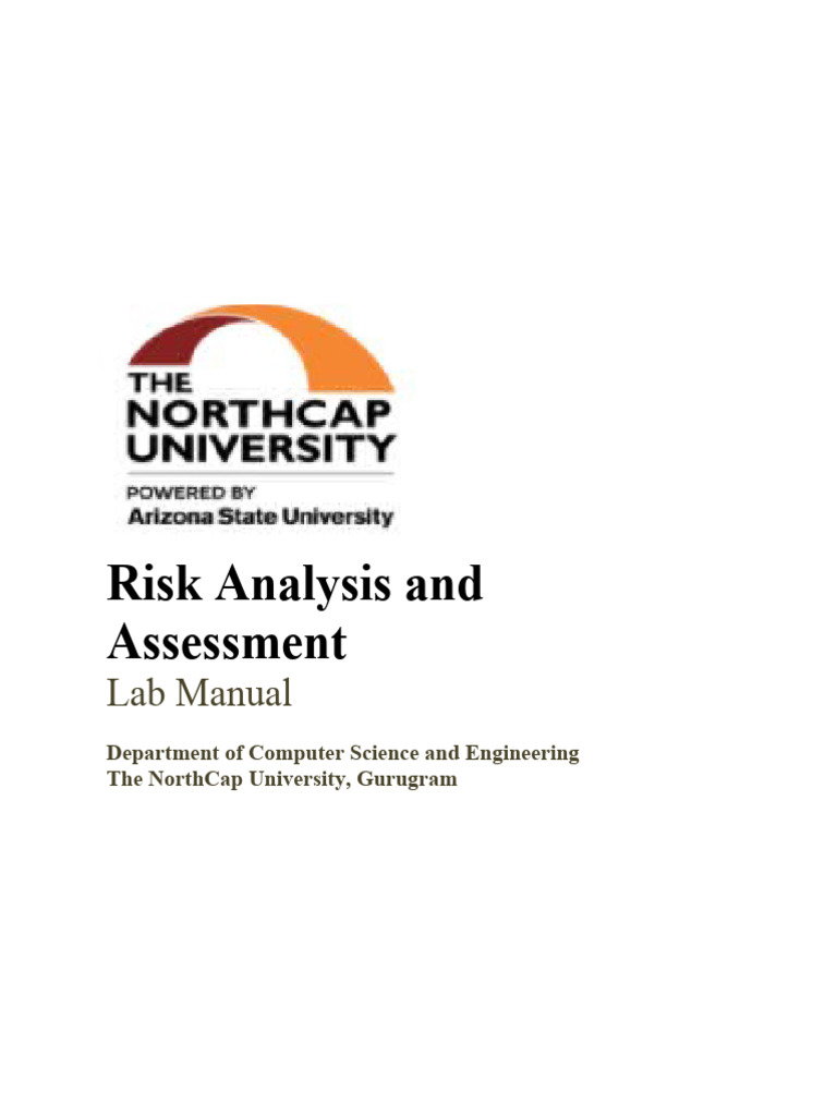 LabManual_RAA (Repaired) (1) | PDF | Risk | Vulnerability (Computing)