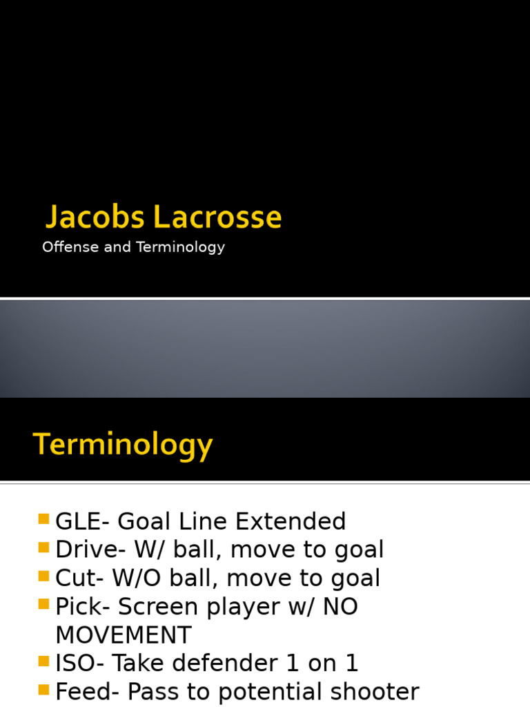 Lacrosse Offense | Download Free PDF | American Football | Athletic Sports