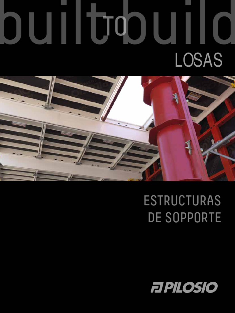 Catálogo Estructuras de Soporte (Pilosio) | PDF | Ingeniería estructural | Ingeniería de Edificación