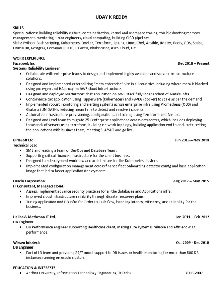 Uday Reddy | PDF | Cloud Computing | Amazon Web Services