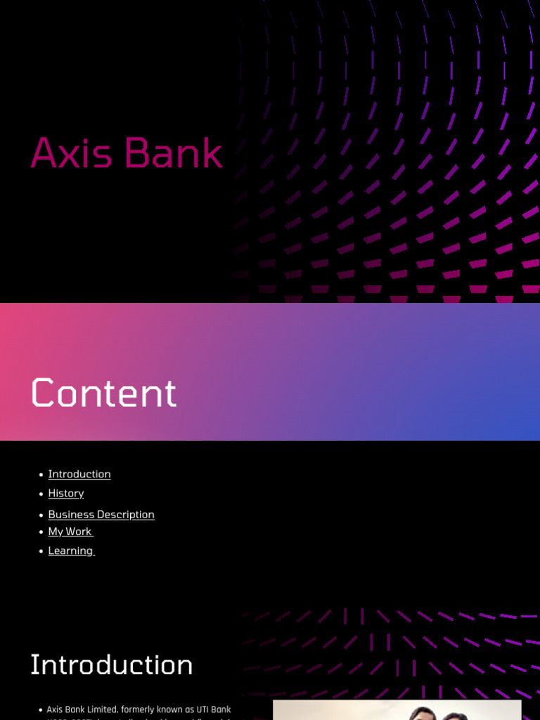 Axis Bank Presentation | PDF | Banks | Economies
