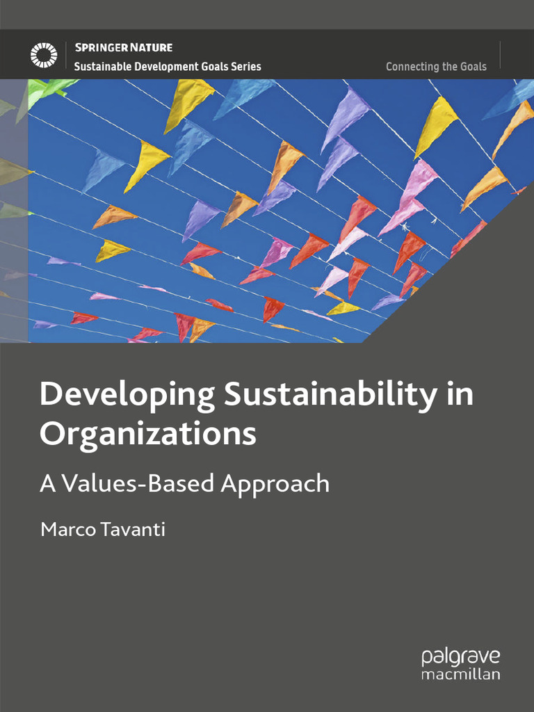Developing Sustainability in Organizations_ a Values-Based -- Marco ...