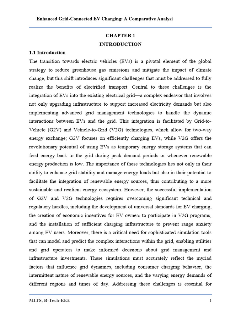 Thesis Kudaf | PDF | Electric Vehicle | Electrical Grid