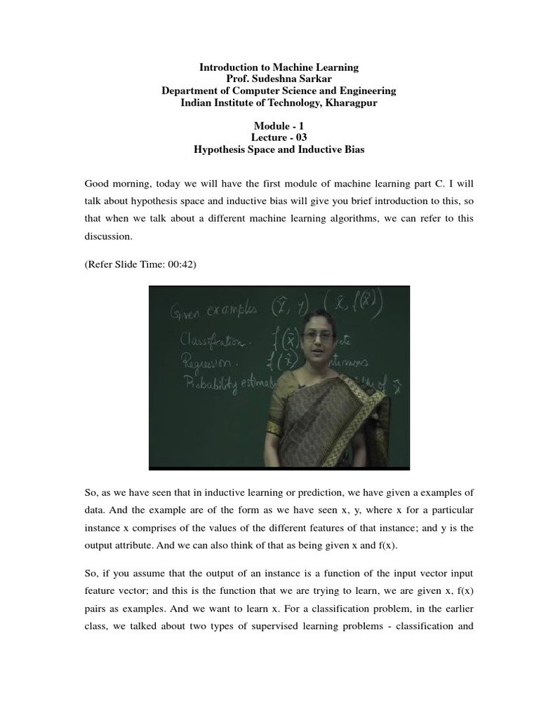 Lec 3 | PDF | Statistical Classification | Machine Learning Lec 3 | PDF | Statistical Classification | Machine Learning