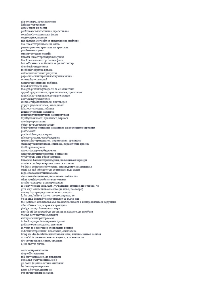 Unit 7-Wordlist-New | PDF