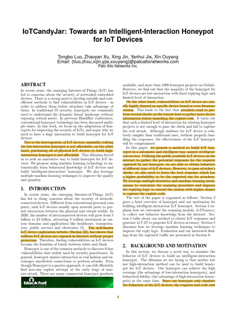 2017 IoT CandyJar | PDF | Internet Of Things | Computing