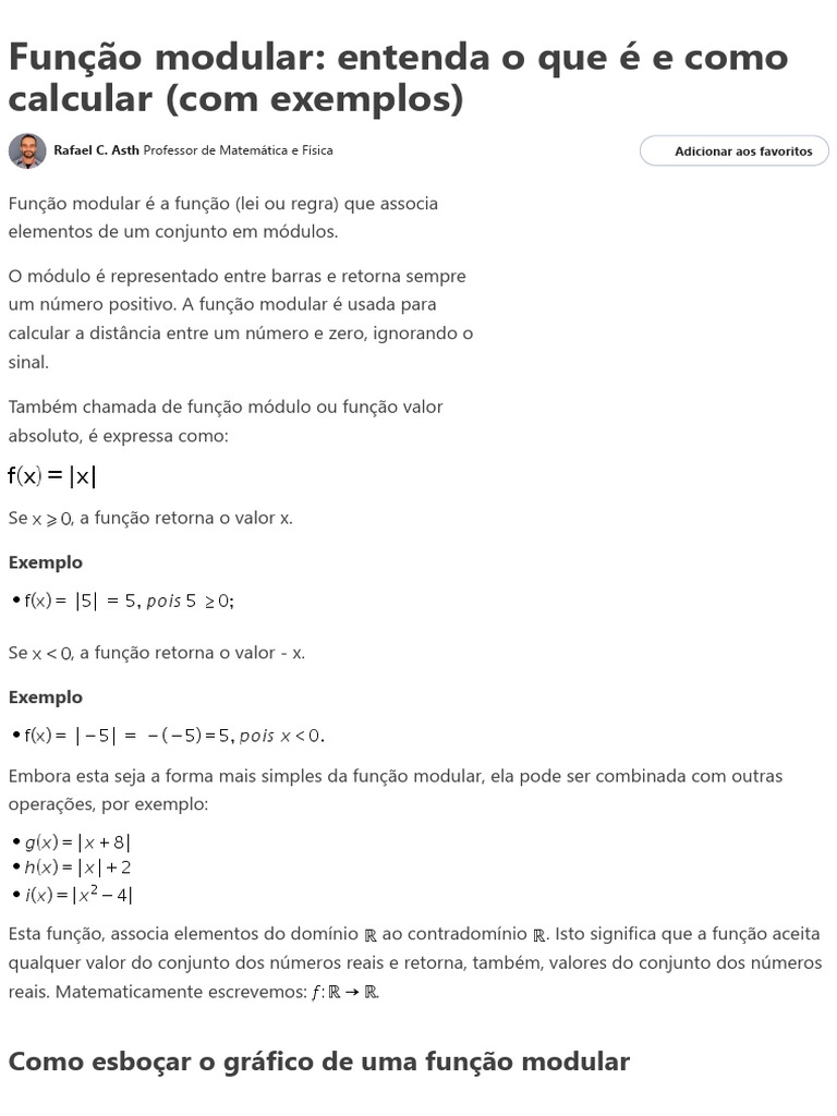 Função modular_ entenda o que é e como calcular (com exemplos) - Toda ...