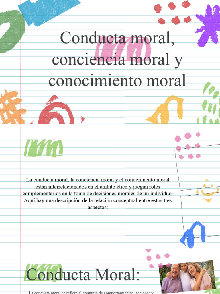 Conducta Moral, Conciencia Moral y Conocimiento Moral | PDF | Moralidad | Comportamiento