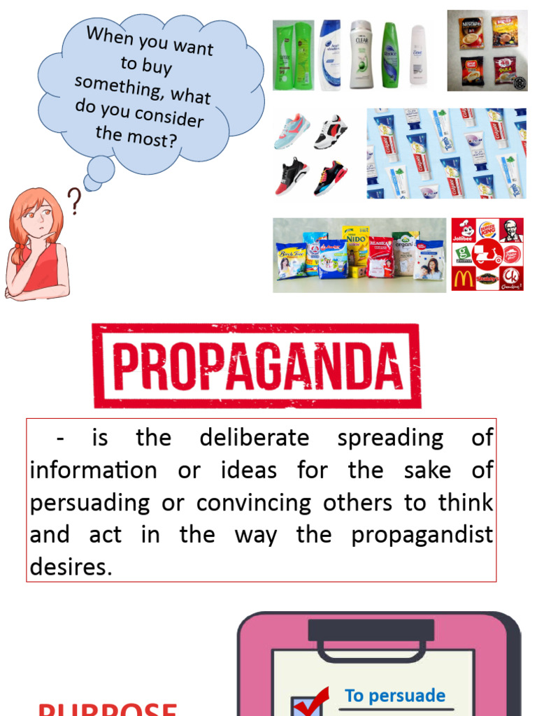 English 8 Q3 Lesson 2 Propaganda Techniques STUDENTS | PDF | Propaganda ...
