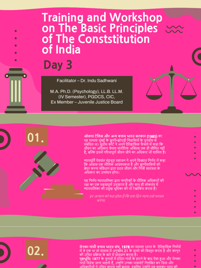 Mini Training On Constitution Day 3 | PDF