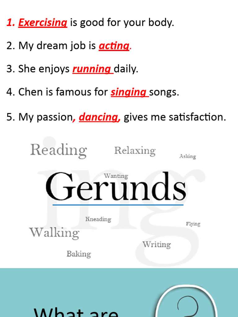 English 9 Q2 Lesson 4 Gerunds STUDENTS | PDF | Verb | Preposition And ...