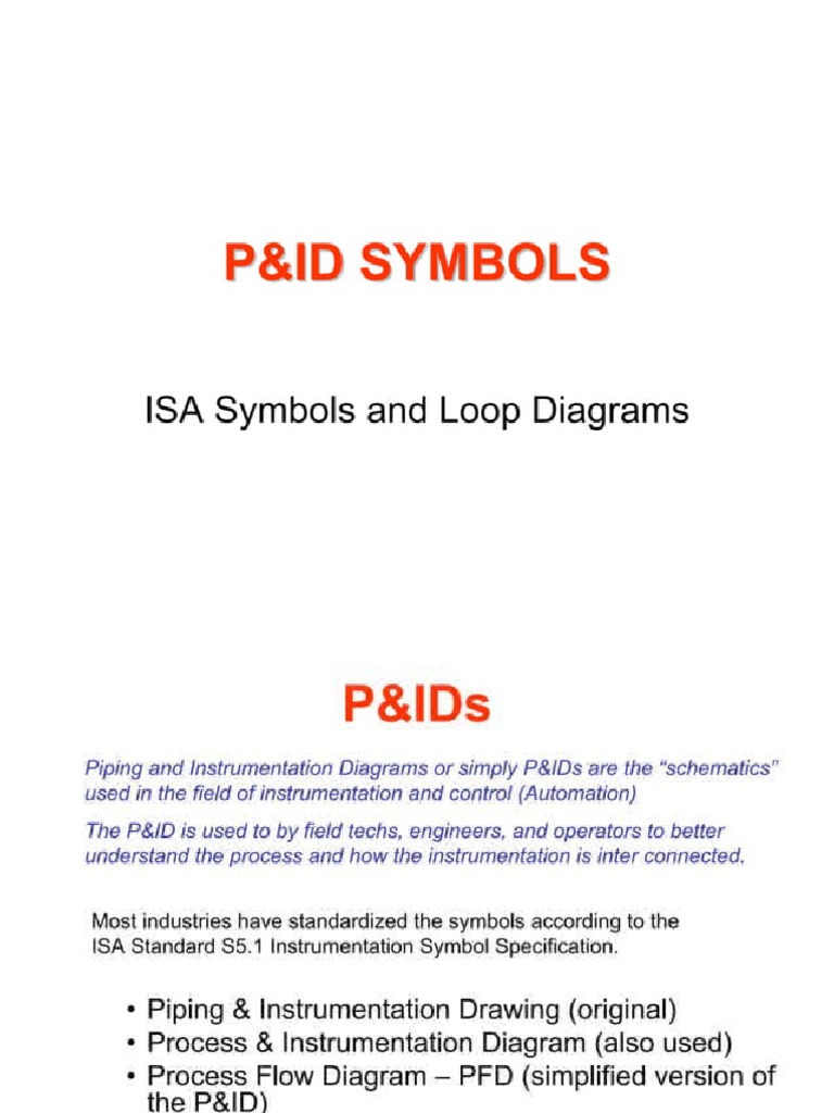 Isa Symbols P&id | PDF