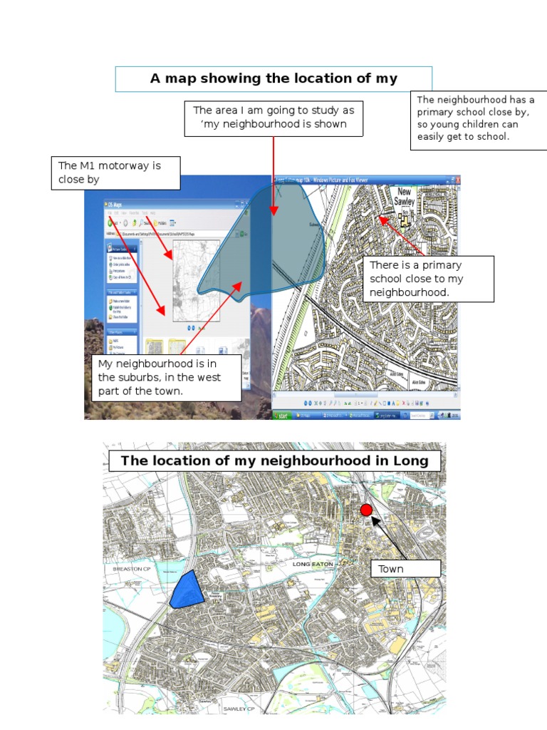 My Neighbourhood Map in Long Town | PDF