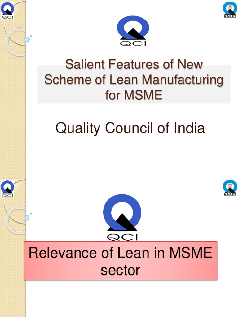 Quality Council of India | Download Free PDF | Lean Manufacturing ...