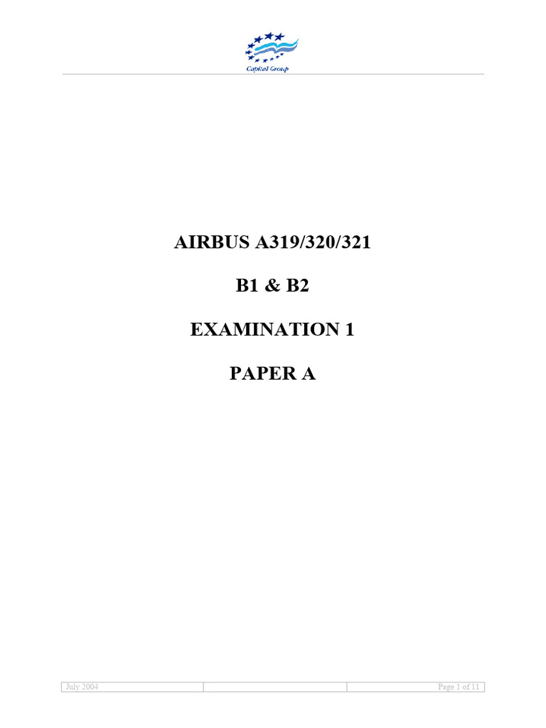 Airbus A320 Maintenance Exam | PDF | Landing Gear | Brake
