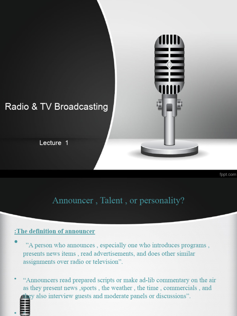 RTV Broadcasting Chapter1. 1 MK | PDF | News Broadcasting | News