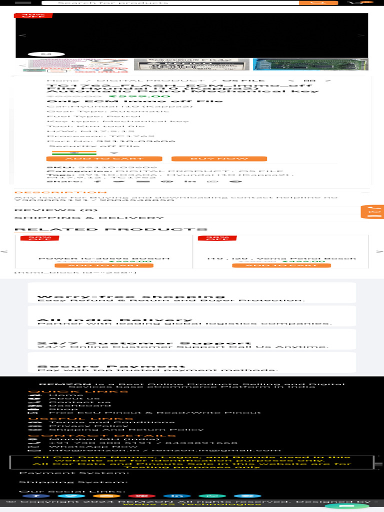 TC1762 - FLASH - ECM - Immo - Off File Hyundai I10 (Kappa2) Automatic ...